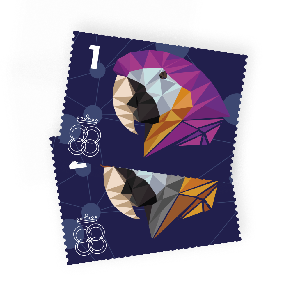 Colored birds – Ciphers.me webshop